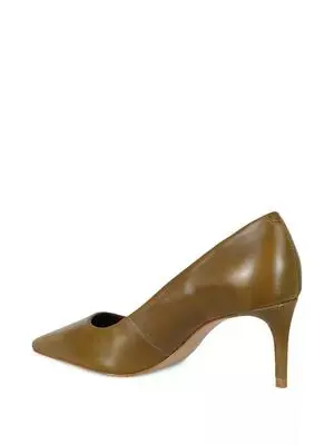 Schutz Pointed-toe Leather Heeled Pumps