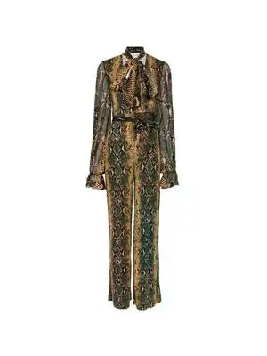 Diane Von Furstenberg Long Sleeve Jumpsuits