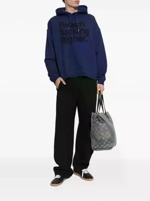 Dsquared2 Slogan-print Hoodie - Blue