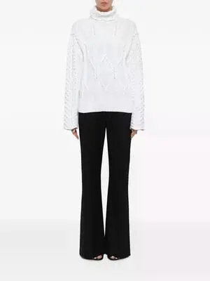JUUN.J Cable-knit Roll-neck Sweater