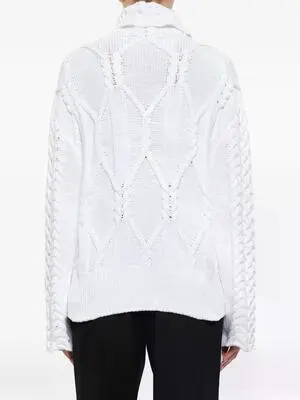 JUUN.J Cable-knit Roll-neck Sweater