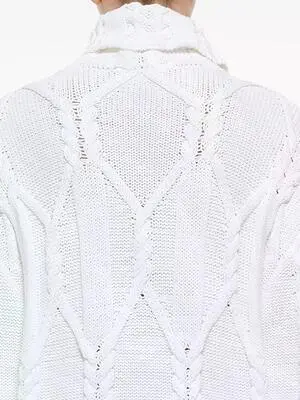 JUUN.J Cable-knit Roll-neck Sweater