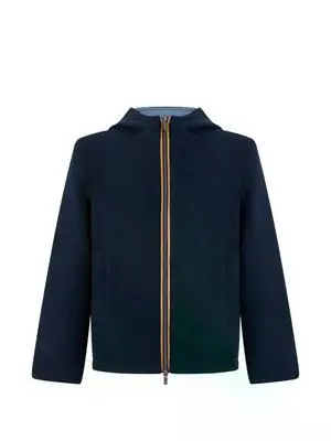 K-WAY Hooded Zip-up Jacket - Blue