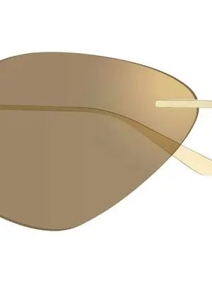 Balenciaga Rimless Cat-eye Sunglasses