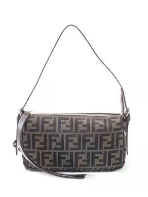 Fendi 2020s Zucca Zip-top Shoulder Bag