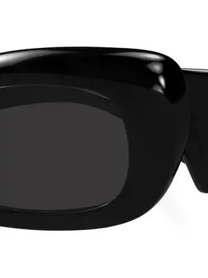Balenciaga Diva Bb Rectangle-frame Sunglasses