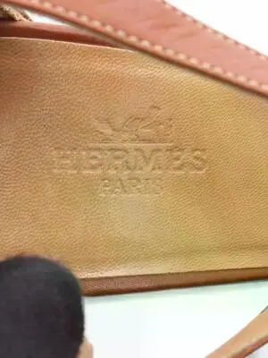 Hermès 2000s Studded T-bar Sandals