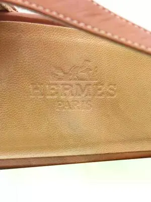 Hermès 2000s Studded T-bar Sandals