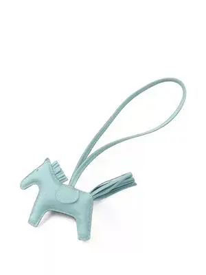 Hermès Pm Rodeo Horse Bag Charm - Blue
