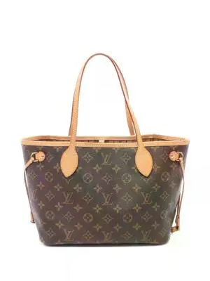 LOUIS VUITTON 2007 Pm Neverfull Monogram Tote Bag - Brown