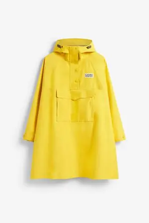 GANNI X Hunter Poncho - Yellow
