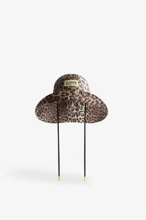 GANNI X Hunter Water Resistant Bucket Hat Size - Brown