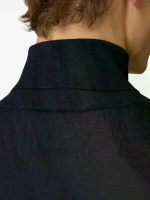 LARDINI Turtleneck Sweater - Blue