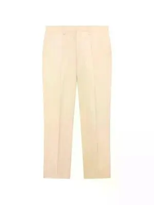 LARDINI Pleated Straight-leg Trousers - Neutrals