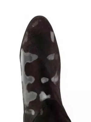 BILLI BI Suede Block-heel Knee-high Boots