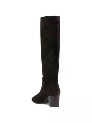 BILLI BI Suede Block-heel Knee-high Boots