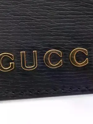 Gucci 2010s Logo-plaque Wallet - Black