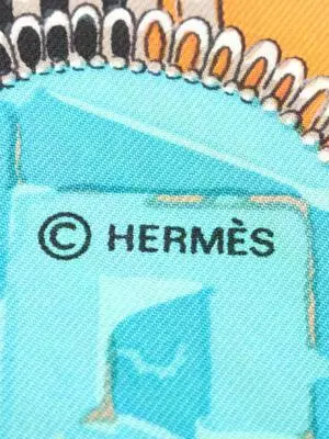 Hermès 2010s Silk Scarf - Black