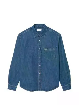 Lacoste Logo-patch Denim Shirt
