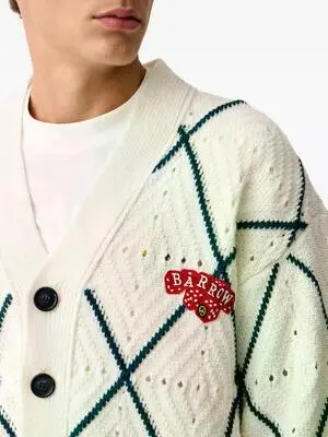 BARROW Logo-patch Cardigan