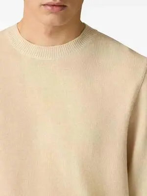 LARDINI Crew-neck Sweater - Neutrals