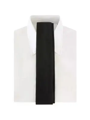 LARDINI Flannel Tie - Black