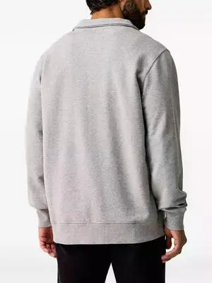 LEVI'S Quarter-zip Logo-patch Sweatshirt