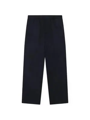 LARDINI Elasticated-waist Straight-leg Trousers - Blue