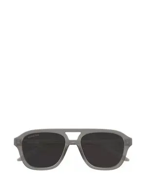 Balenciaga Daily Pilot-frame Sunglasses - Grey
