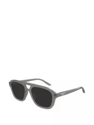 Balenciaga Daily Pilot-frame Sunglasses - Grey