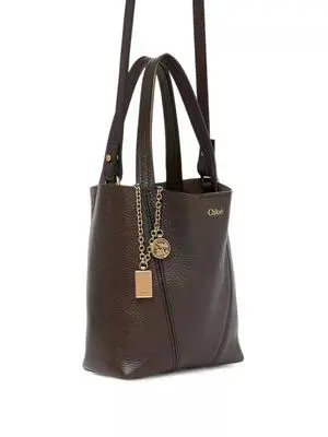 Chloé Mini Spin Bucket Bag - Brown