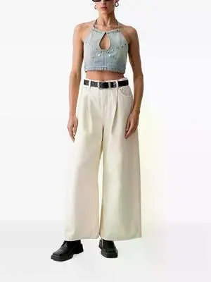 LEVI'S X Pride Road Worn Halter Stud-embellished Halterneck Top
