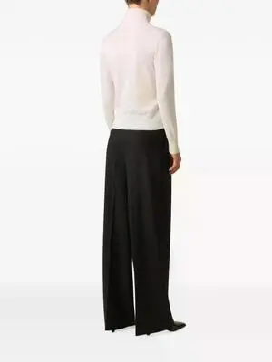 LARDINI Ribbed-knit Turtleneck Sweater