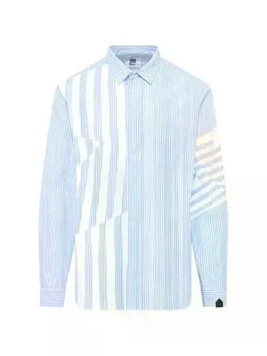 Noir Kei Ninomiya Printed Striped Shirt