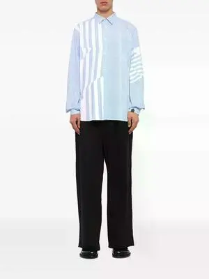 Noir Kei Ninomiya Printed Striped Shirt