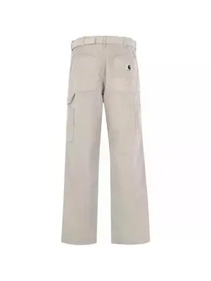 Carhartt Work In Progress Belted Panelled Trousers - White
