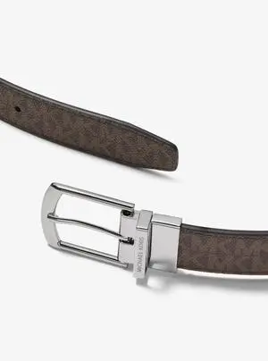 Michael Kors Logo Reversible Belt In Size By - Brown