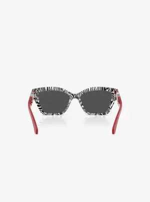 Michael Kors Santa Barbara Sunglasses In By - Black