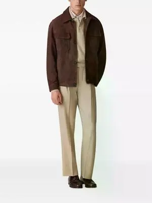 LARDINI Knitted Polo Shirt