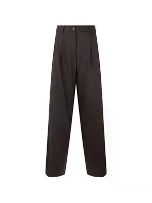 NINE:INTHE:MORNING Pleated High-waisted Trousers