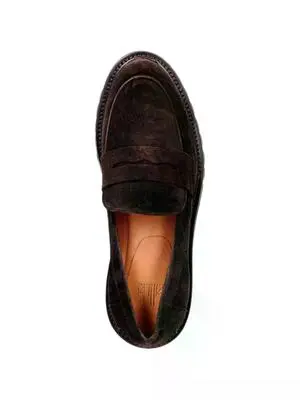 BILLI BI Suede Lug-sole Loafers