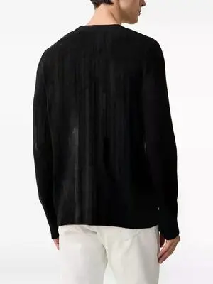 LINDBERGH Ribbed-knit Crew-neck Sweater
