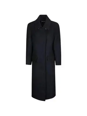 Our Legacy Boulevard Button-fastening Virgin-wool Coat - Black