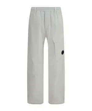 C.P. COMPANY Boxy Lens Cargo Pants - White