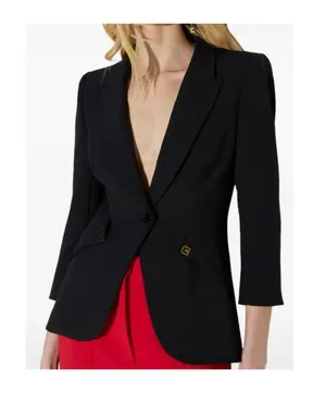 Elisabetta Franchi Single-breasted Fitted Blazer