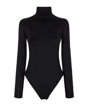 Alaïa Long-sleeve Bodysuit - Black