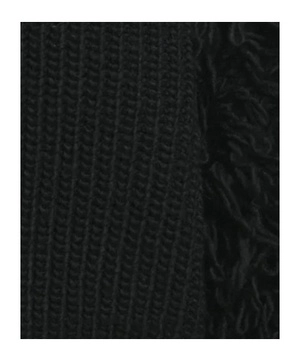 Essentiel Antwerp Fringe-sleeve Wool-blend Cardigan