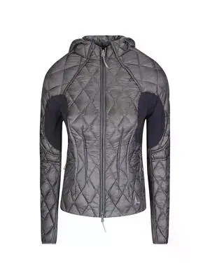 ROA Twiya Diamond-quilted Hooded Jacket - Grey