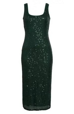 SUGARLIPS Kamari Sequin Tank Dress