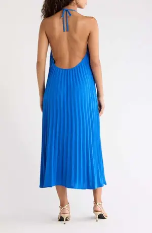 SUGARLIPS Wenden Pleated Sleeveless Dress